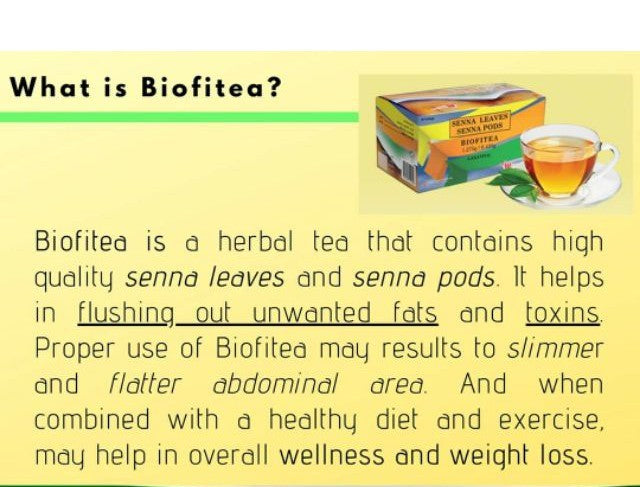 BIOFITEA, Tea 30 pieces per Box - Pinoy Herbals & Beauty Products ...
