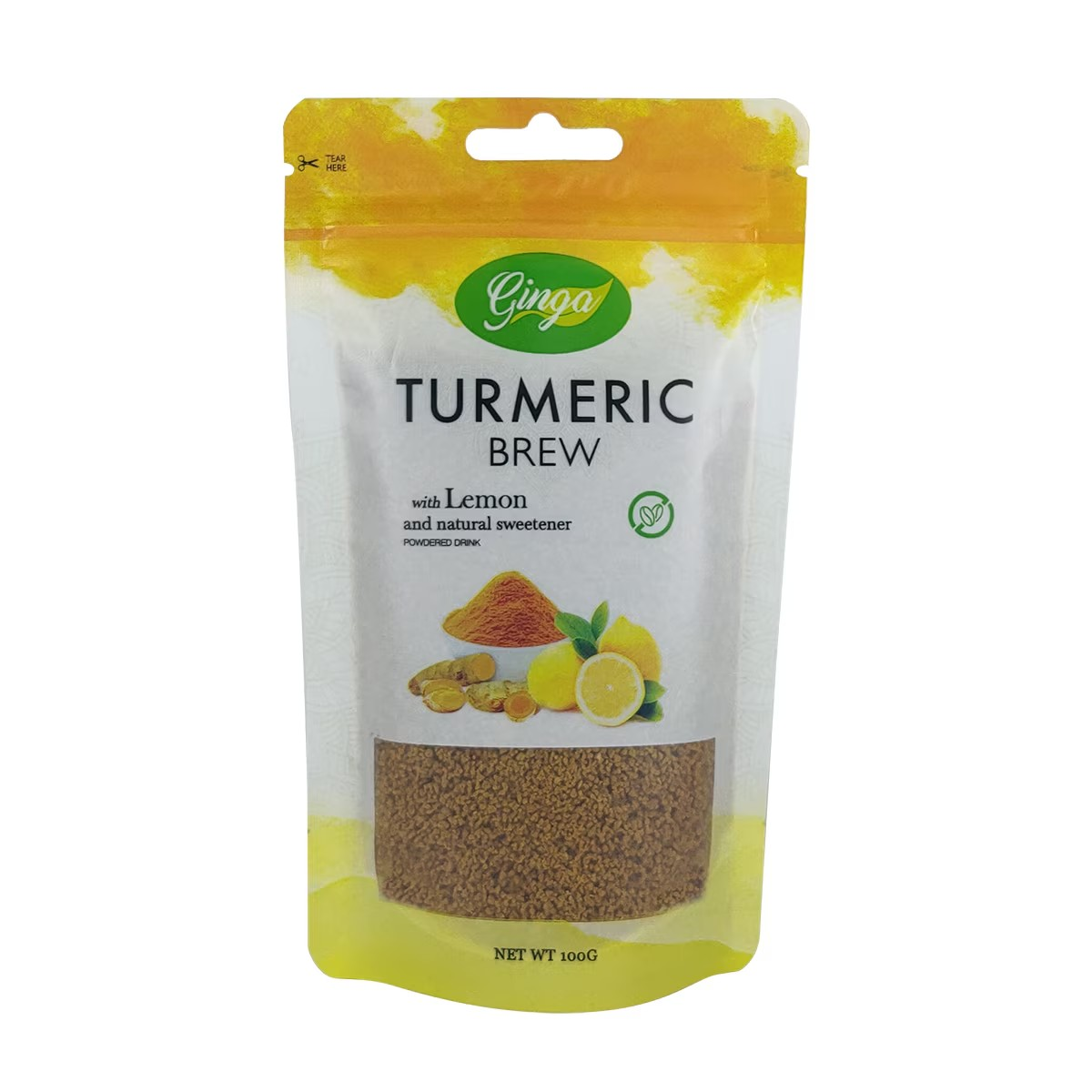 GINGA Turmeric Brew with Lemon 100g – Pinoy Herbals or Beauty Products