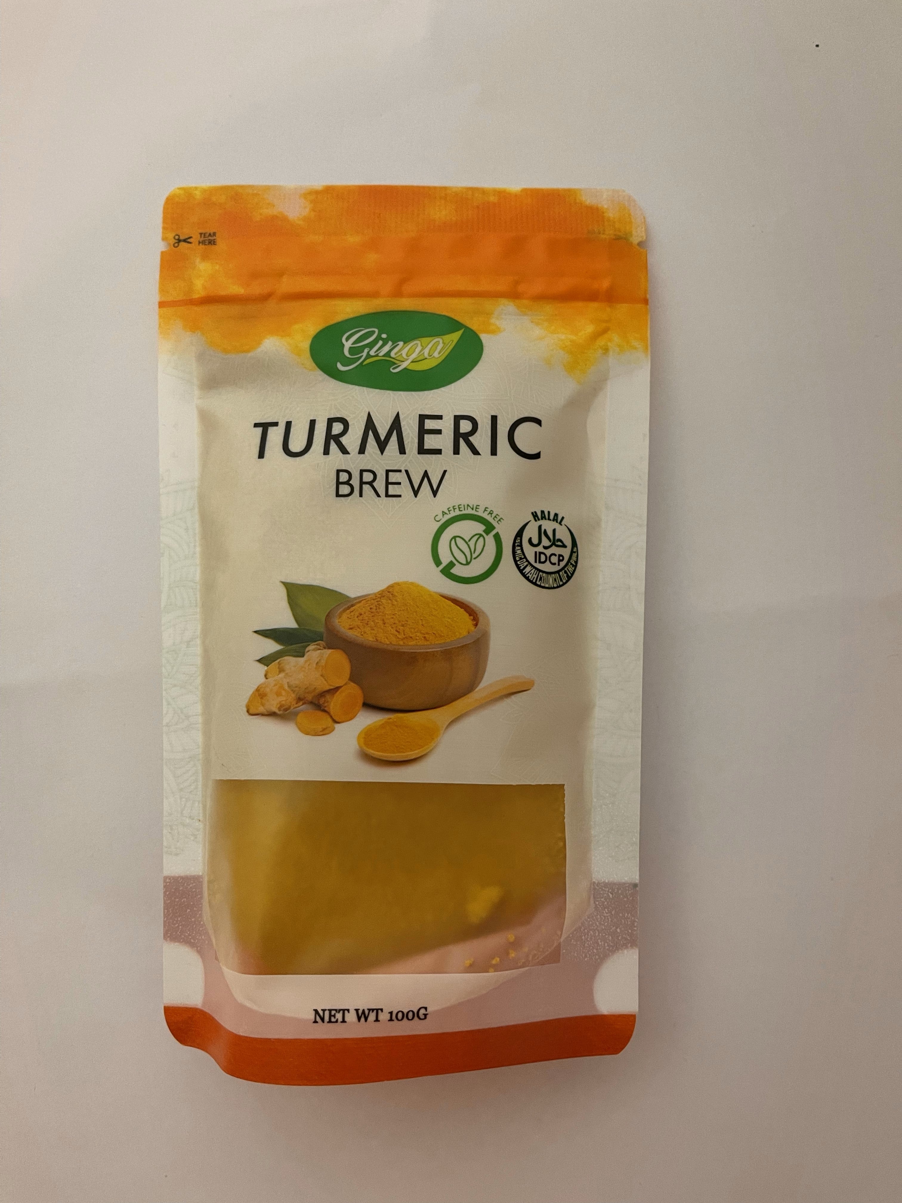 GINGA Turmeric Brew 100g Pinoy Herbals & Beauty Products – Pinoy ...